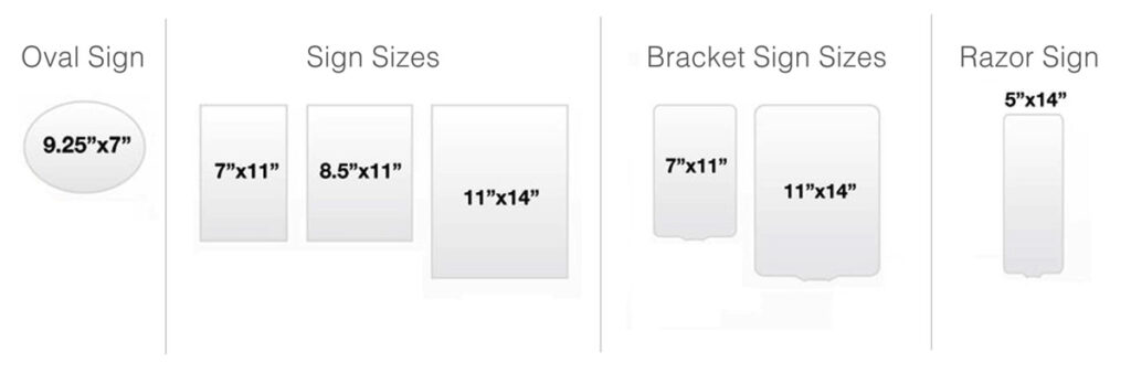 Acrylic Stanchion Sign - Belt Stanchions